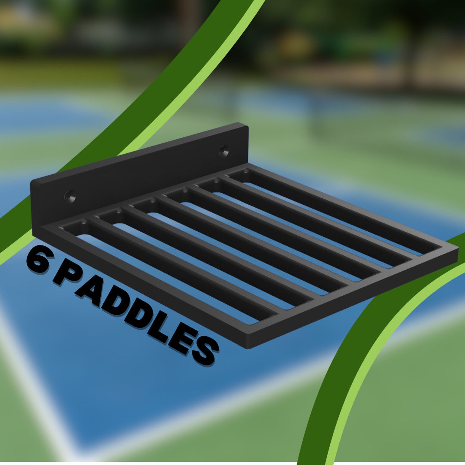 Pickleball Paddle Rack - Organize Your Gear in Style! - Etsy