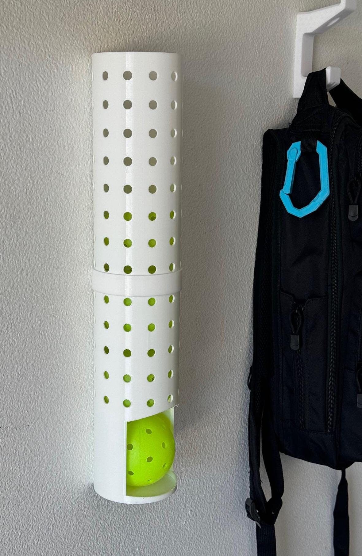 Pickleball Ball Holder - Holds 3 Balls - Optional Extension for Extra ...