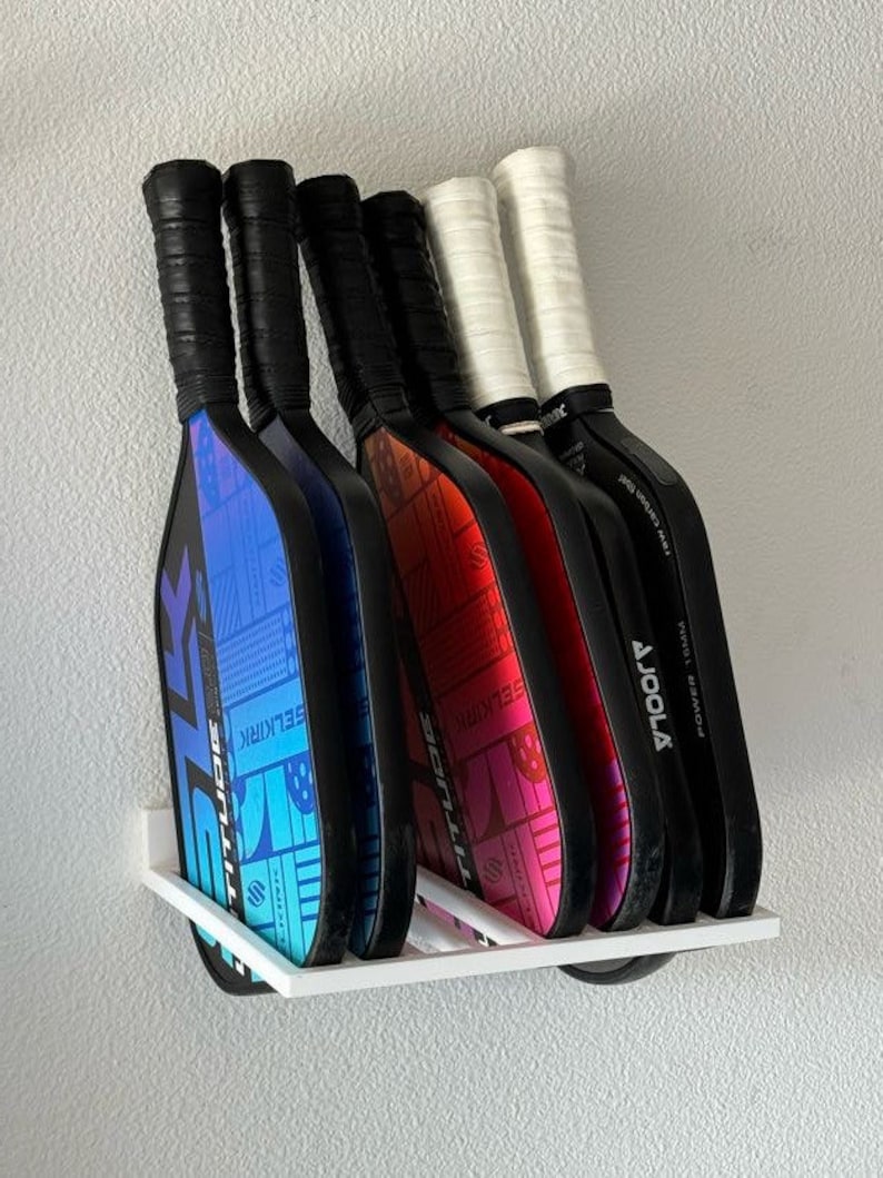 Pickleball Paddle Rack - Organize Your Gear in Style! - Etsy