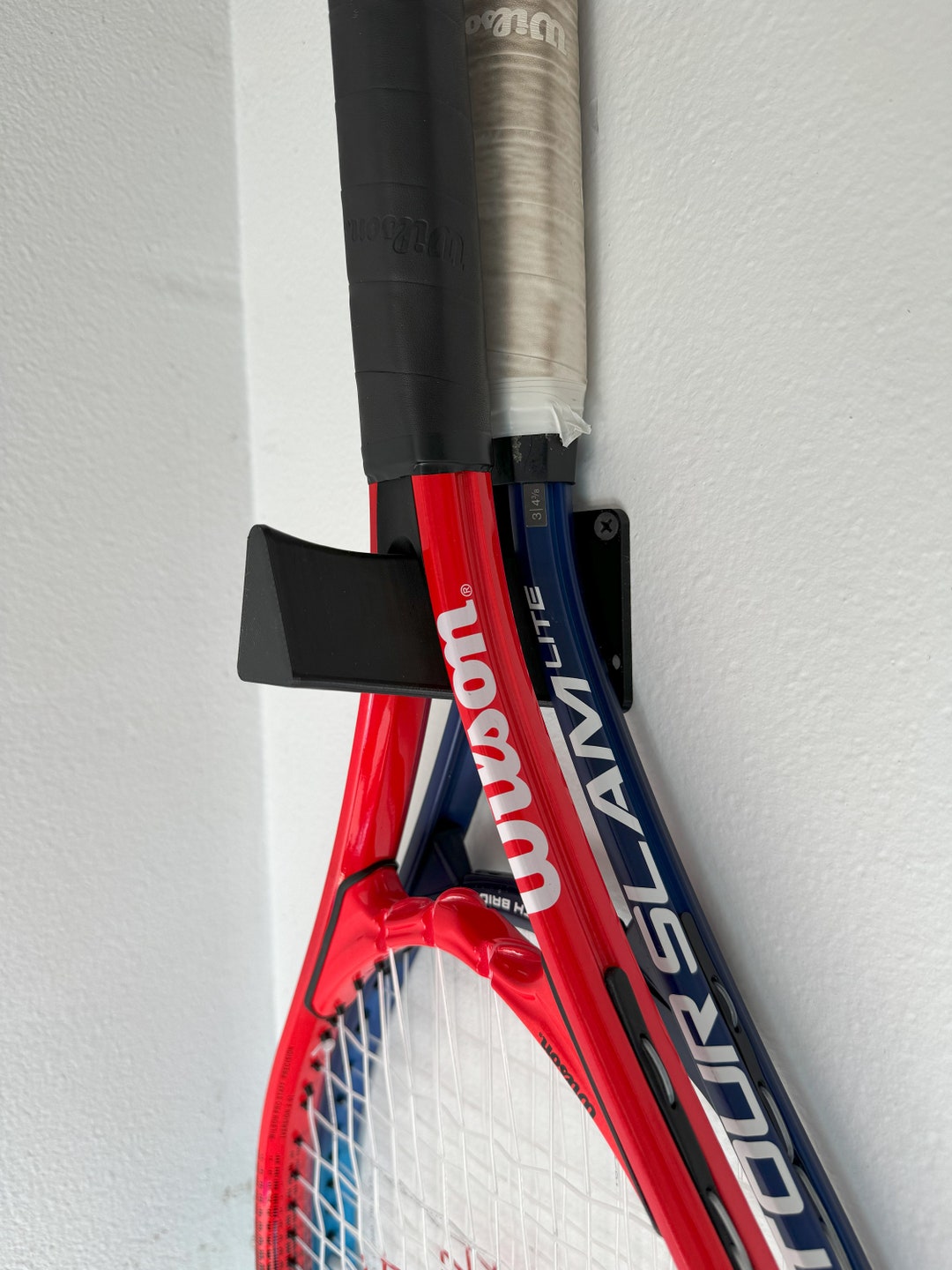 3D Printed Tennis Racquet Wall Rack - Etsy