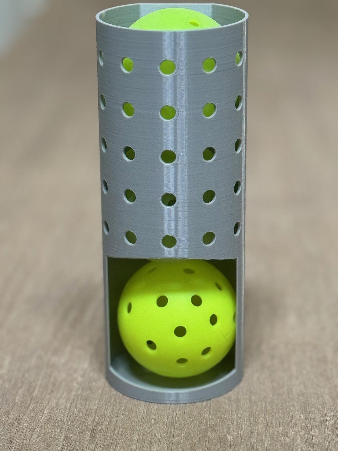 3D Printed Pickleball Ball Holder - Holds 3 Balls - Optional Extension ...