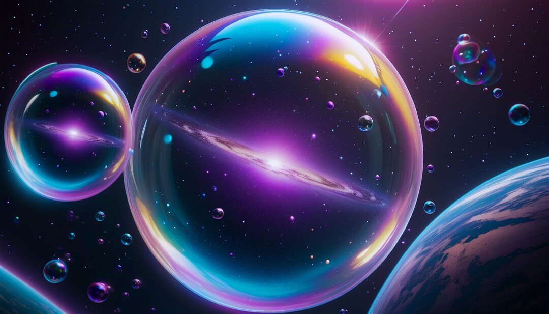 Galactic Spheres: A Cosmic Bubble Odyssey - Etsy
