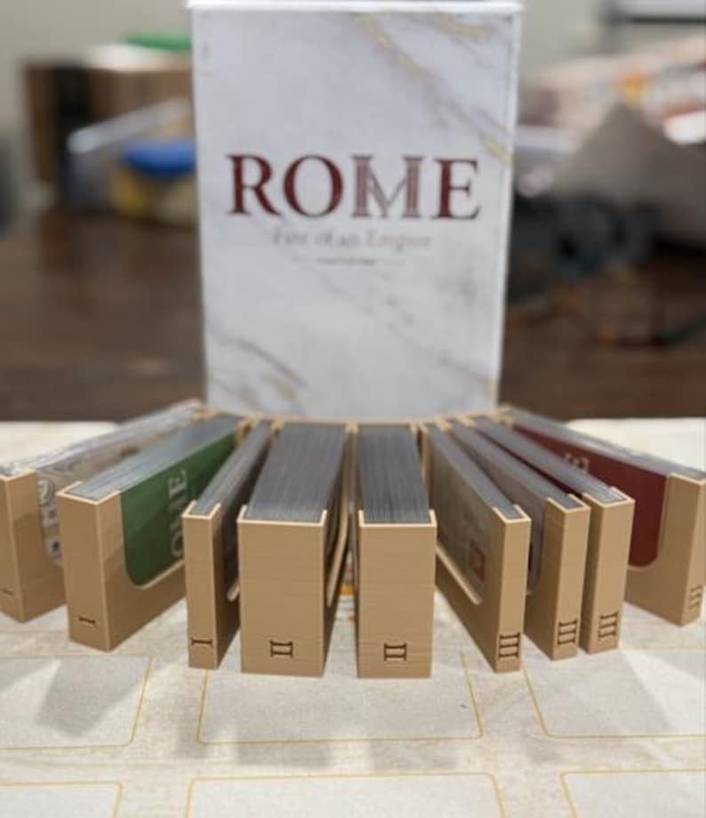 Rome: Fate of an Empire Organizer – 3D Printable Insert (STL Files Only ...