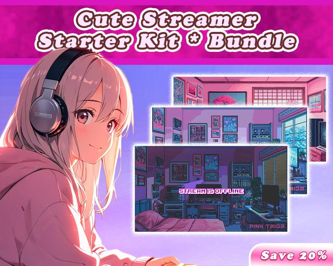 Streamer Starter Kit Bundle 3 in 1 Vtuber Set Special Offer Save 20% ...