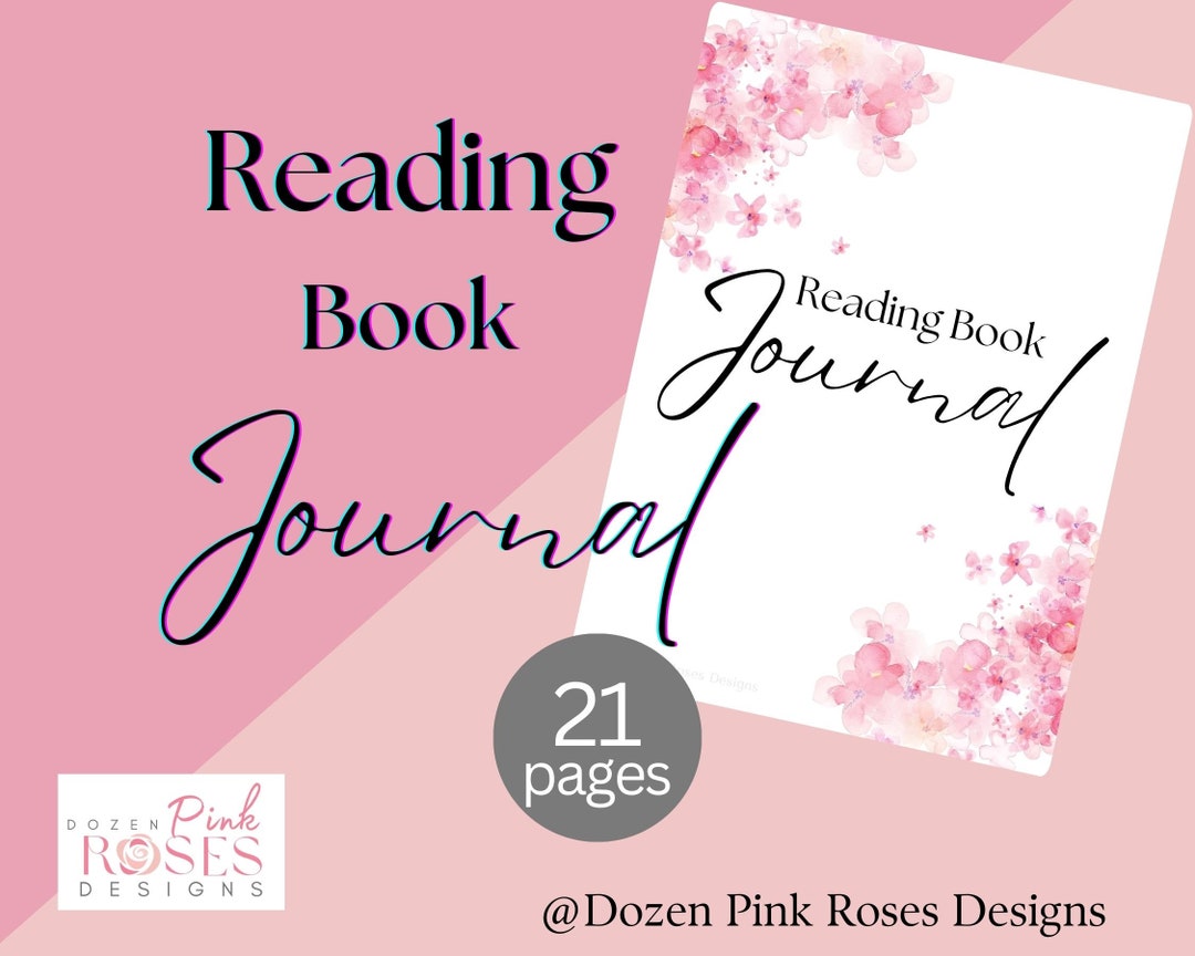 Printable Reading Journal, Reading Book PDF Downloadable - Etsy