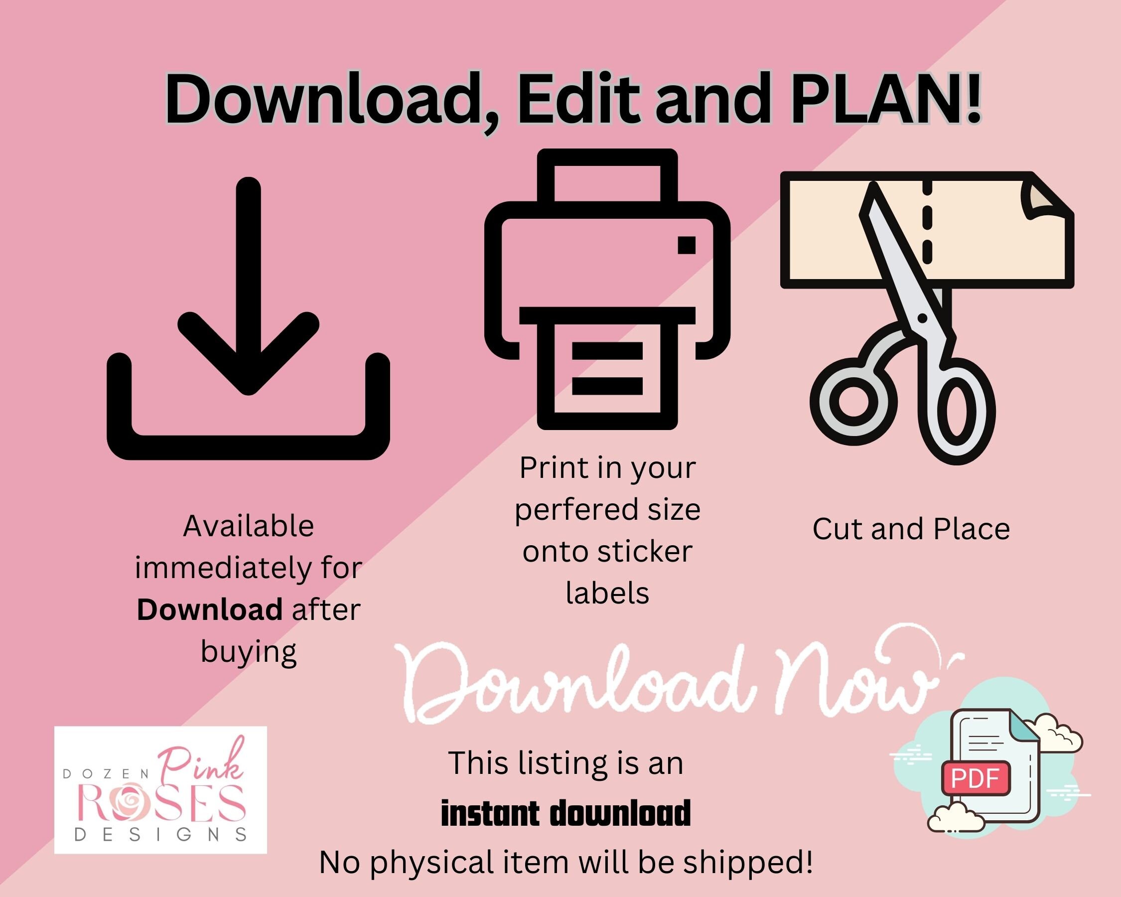 Pantry Labels Printable - Etsy