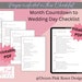 Printable Wedding Checklist, Wedding Countdown - Etsy
