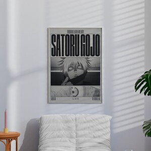 Jujutsu Kaisen SATORU GOJO V2 1 Piece Set Manga Art Print Anime Wall ...