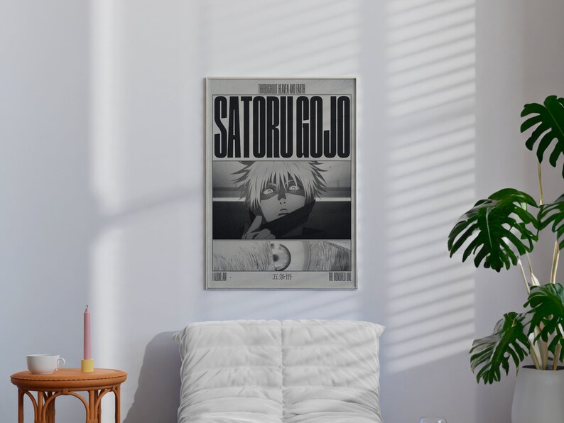 Jujutsu Kaisen SATORU GOJO V2 | 1 Piece Set Manga Art Print | Anime ...
