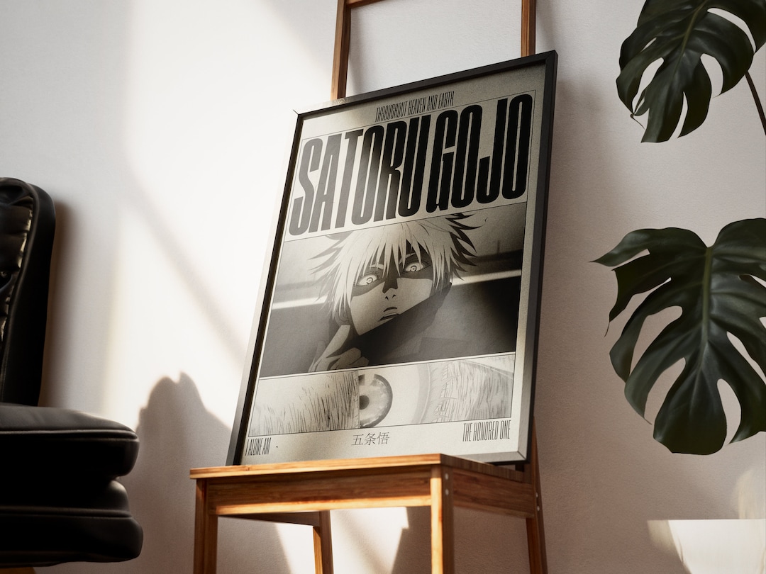 Jujutsu Kaisen SATORU GOJO V2 | 1 Piece Set Manga Art Print | Anime ...