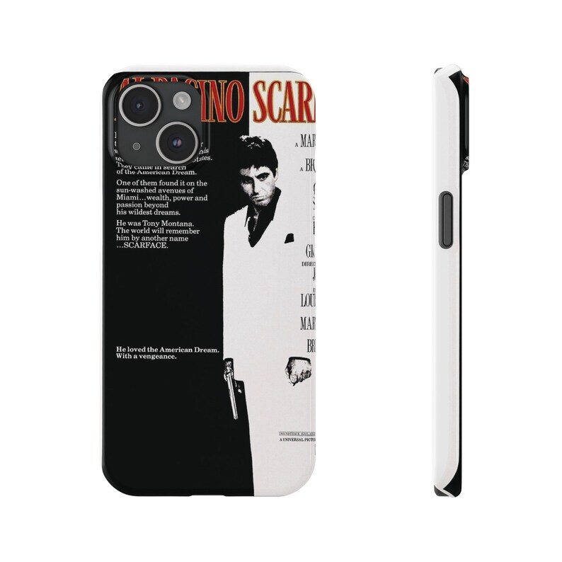 Scarface Movie Poster / Slim Phone Cases - Etsy