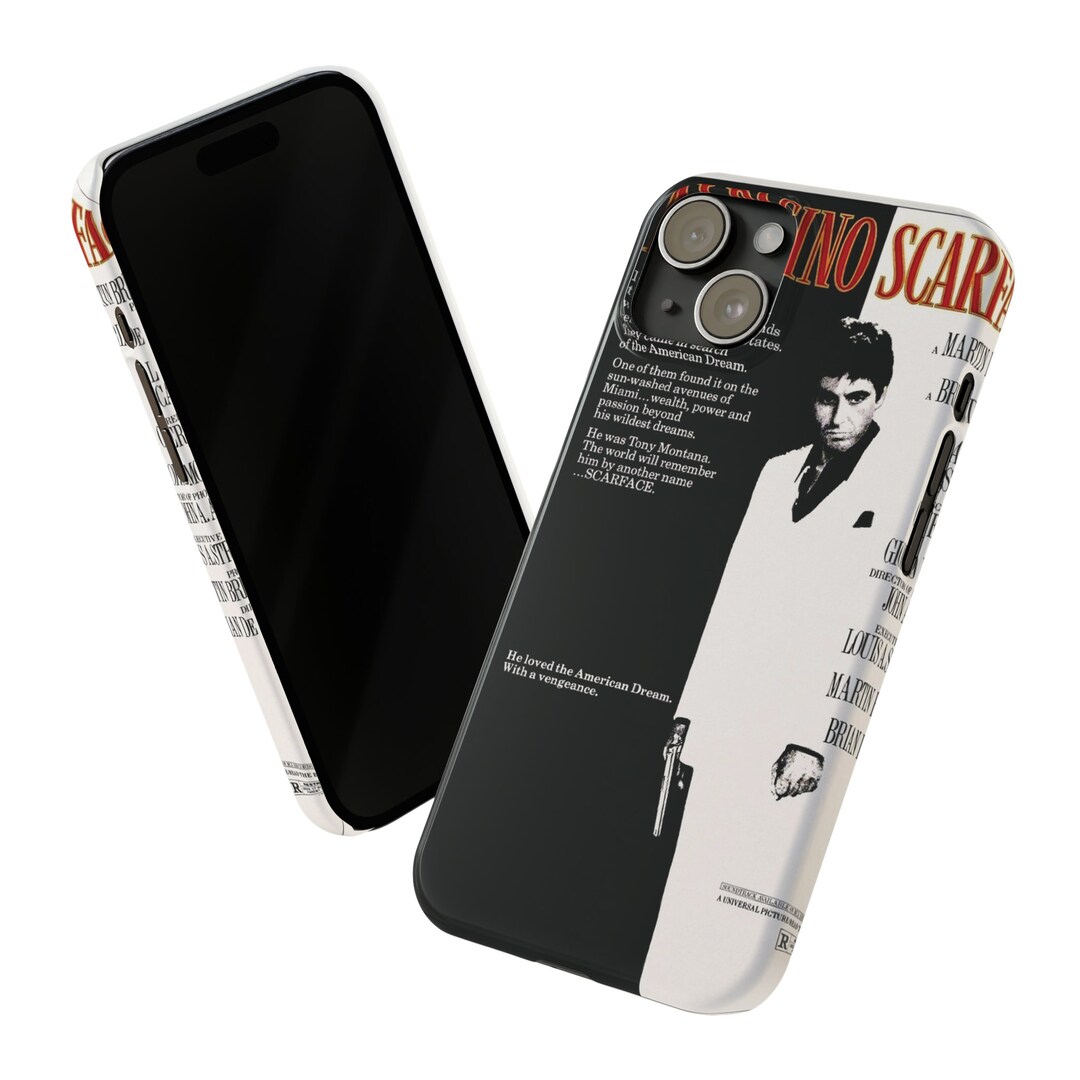 Scarface Movie Poster / Slim Phone Cases - Etsy
