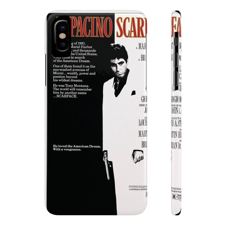 Scarface Movie Poster / Slim Phone Cases - Etsy