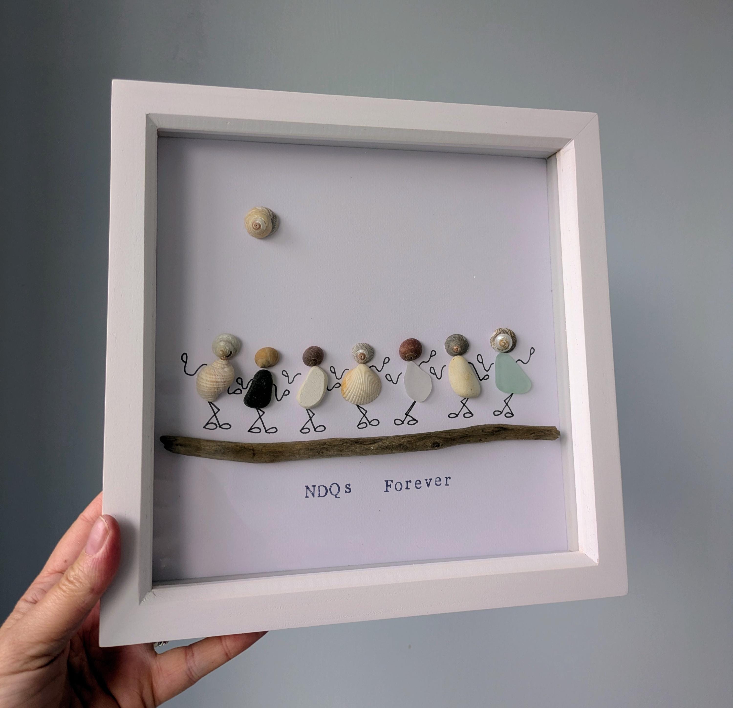 Sea Glass Friends Picture, Dancing Shell Ladies, Personalized Family ...