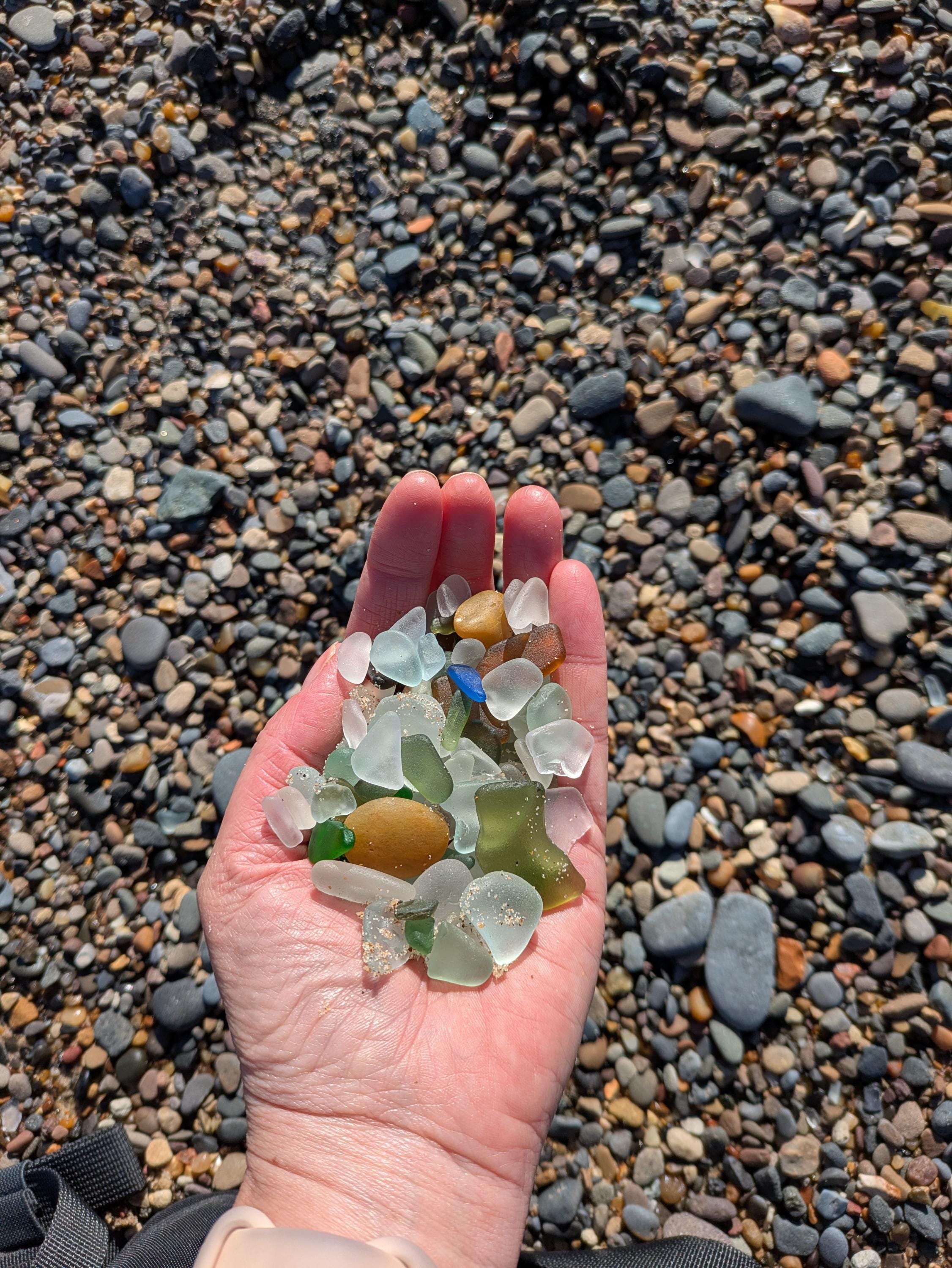 Sea Glass Bird Family Tree Picture: Pottery Birds on Wire, Grandparent ...