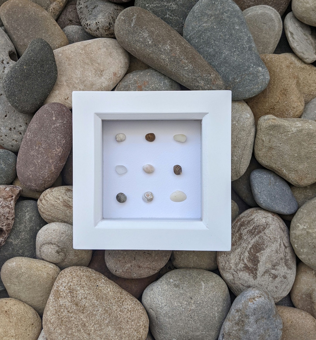 Mini Sea Treasure Grid Made From Sea Shells and Sea Glass - Etsy