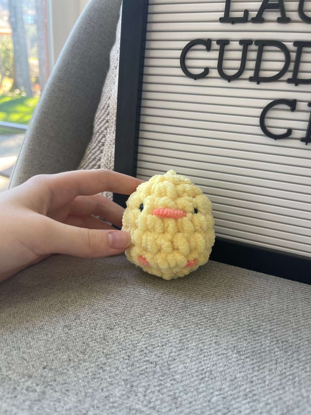 Crochet Amigurumi Chick, Handmade - Etsy