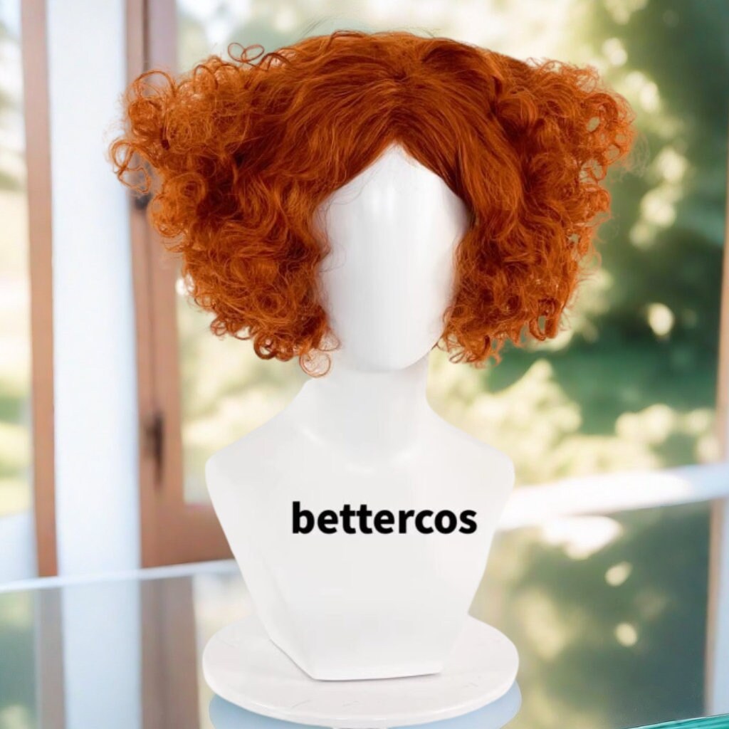 Alice In Wonderland Inspired Cosplay Wig Orange Short Curly Wig