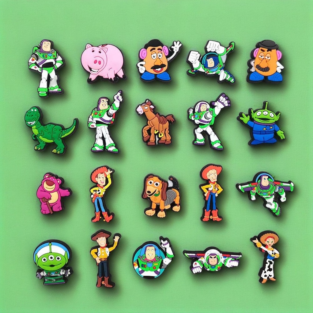 Character Toy Story Shoe Charmstoy Story Shoe Charms / Andy's Toys Shoe ...