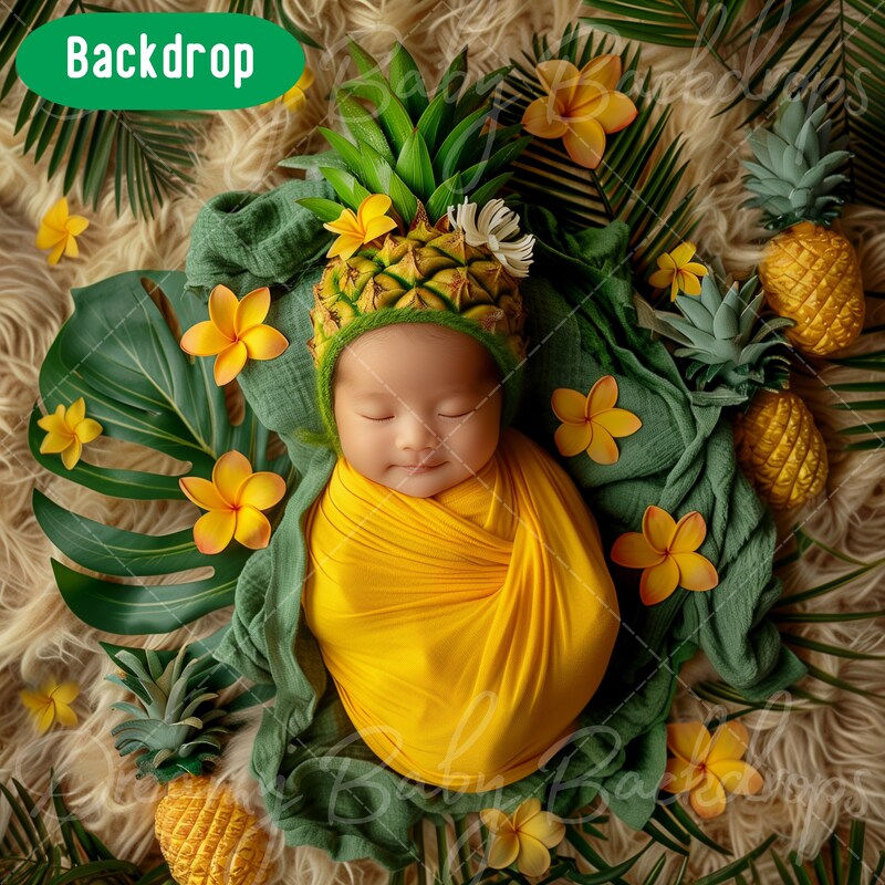 Pineapple Backdrop - Etsy