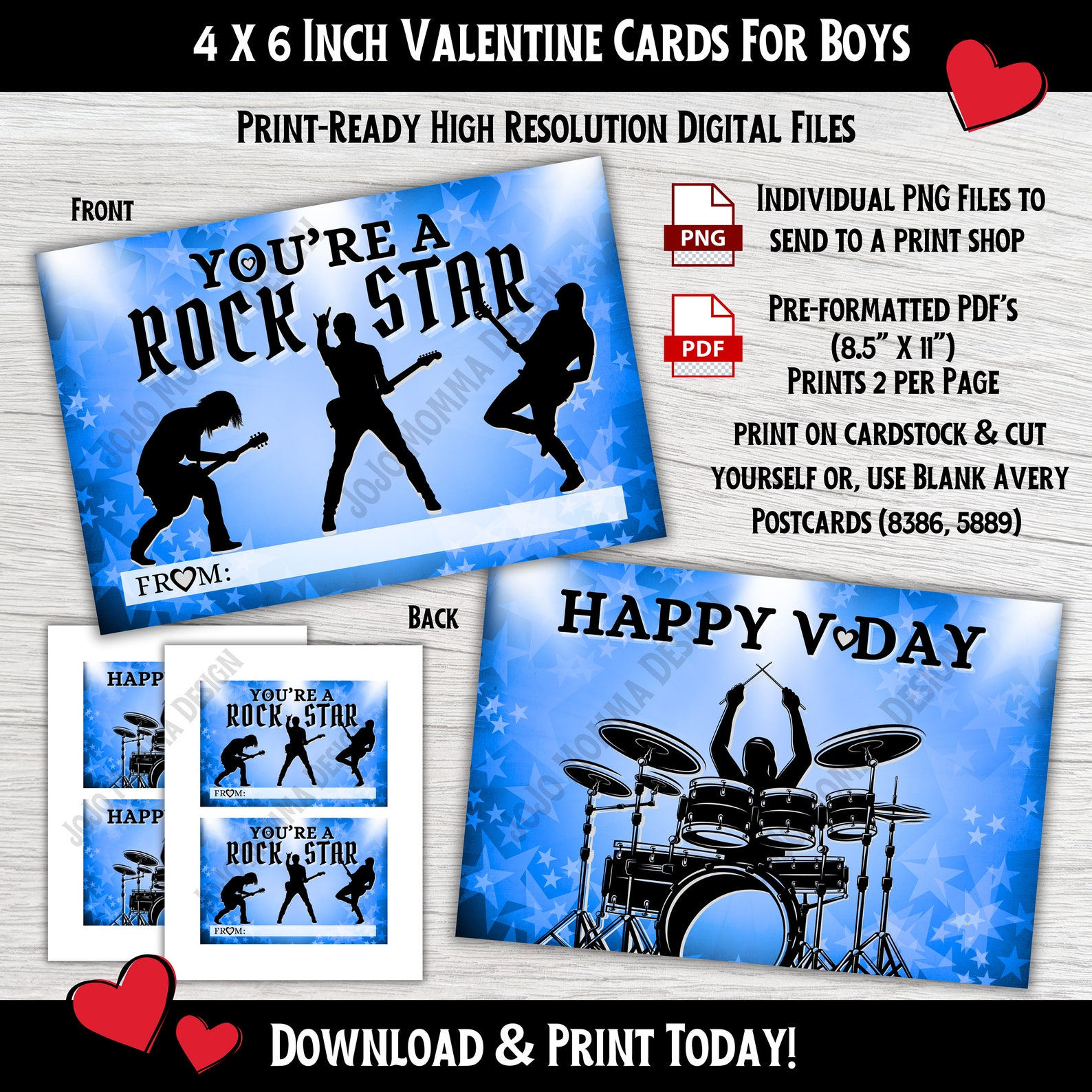 Printable Valentine Cards for Boys, Cool Valentine Cards, Boy Classroom ...