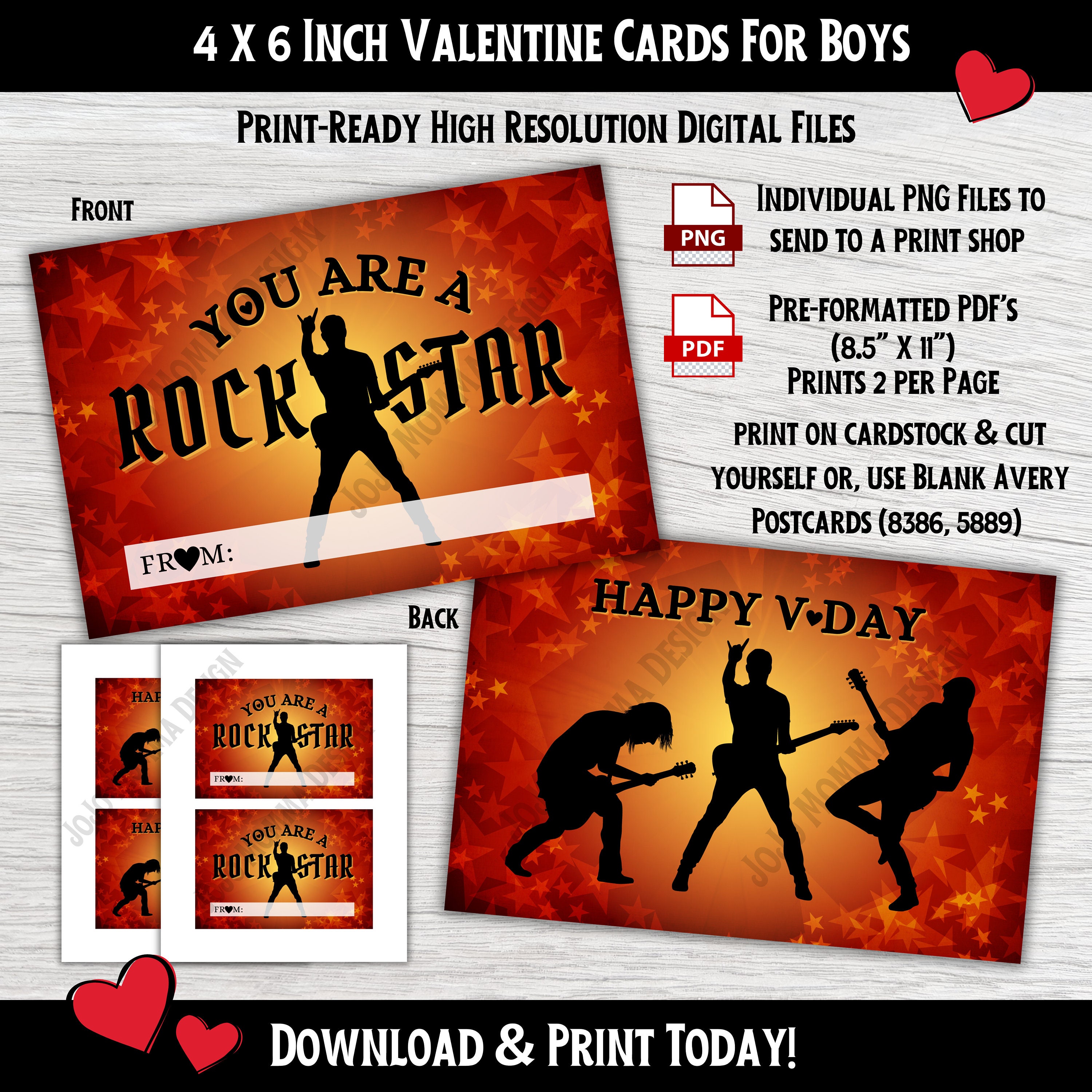Printable Valentine Cards for Boys, Cool Valentine Cards, Boy Classroom ...