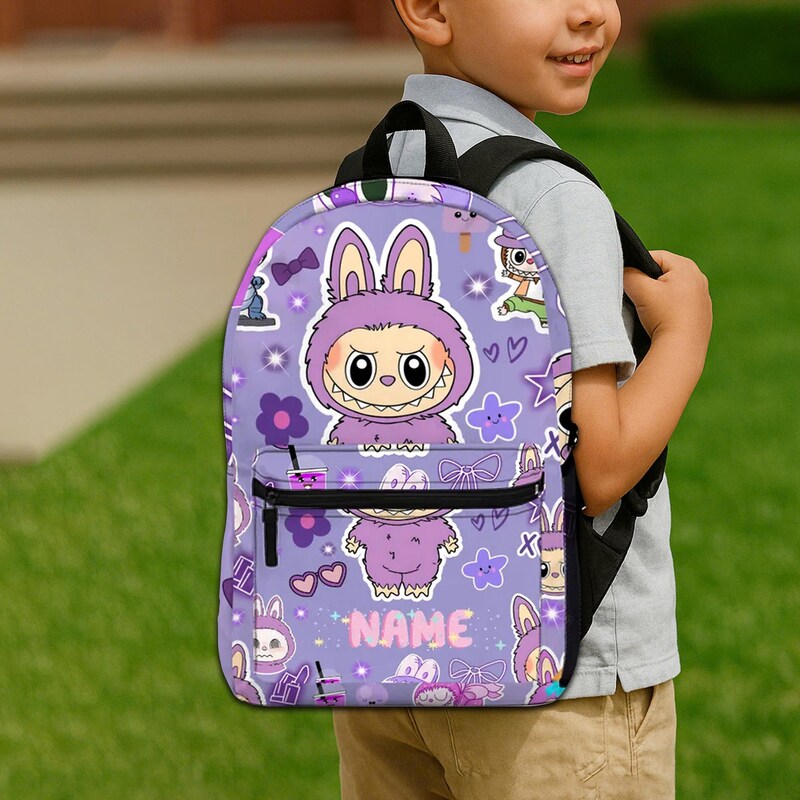 Labubu School Backpack - Etsy