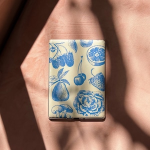 Blue Vintage Picnic Kindle Insert | Digital Download Cutout | Kindle ...