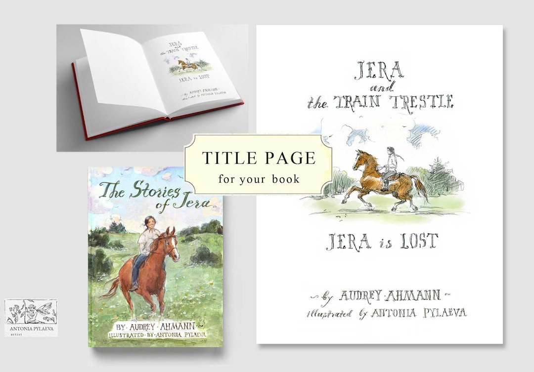 Title Page Design for Your Book - Illustration for Hire - Custom Book ...