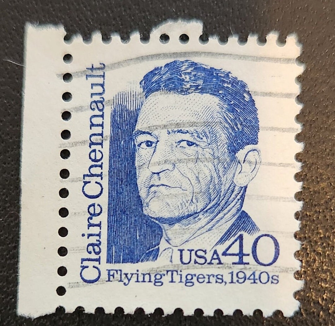 Claire Chennault Flying Tigers 1940s U.S. Postage Stamp - Etsy