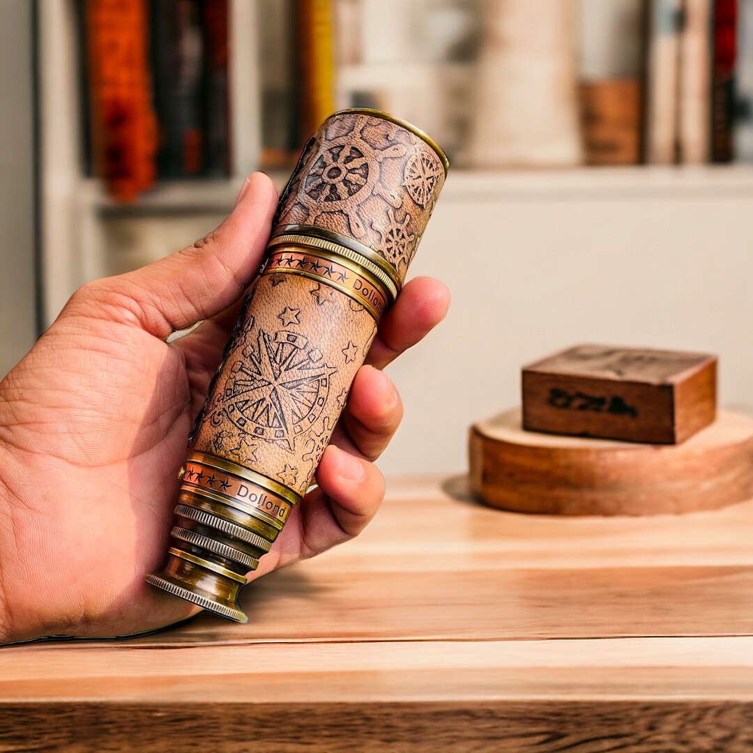 Personalized Working Telescope, Custom Engraving Gift, Brass ...