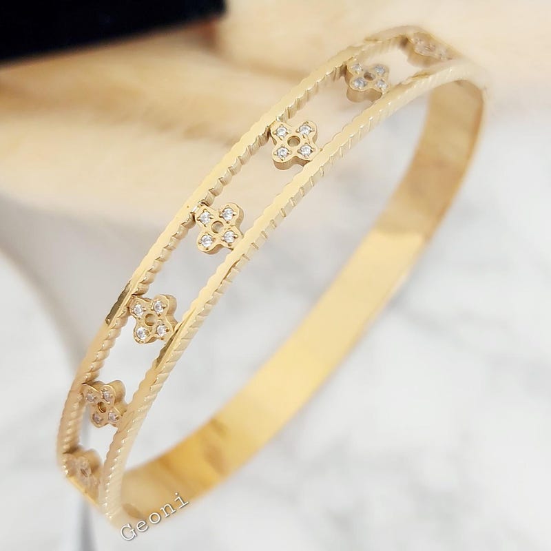 Stainless Steel Bangle - Etsy