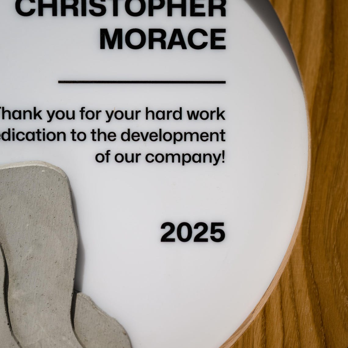 Prestige Personalized Corporate Plaque, Executive Business Trophy - Etsy
