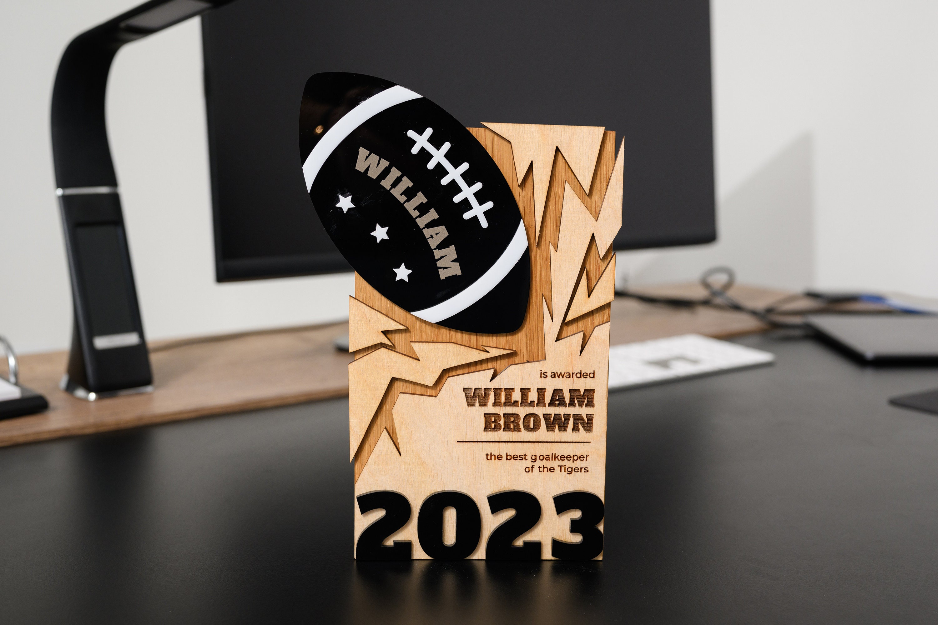 American Football Prize - Custom Rugby Trophy, Football Award, American ...