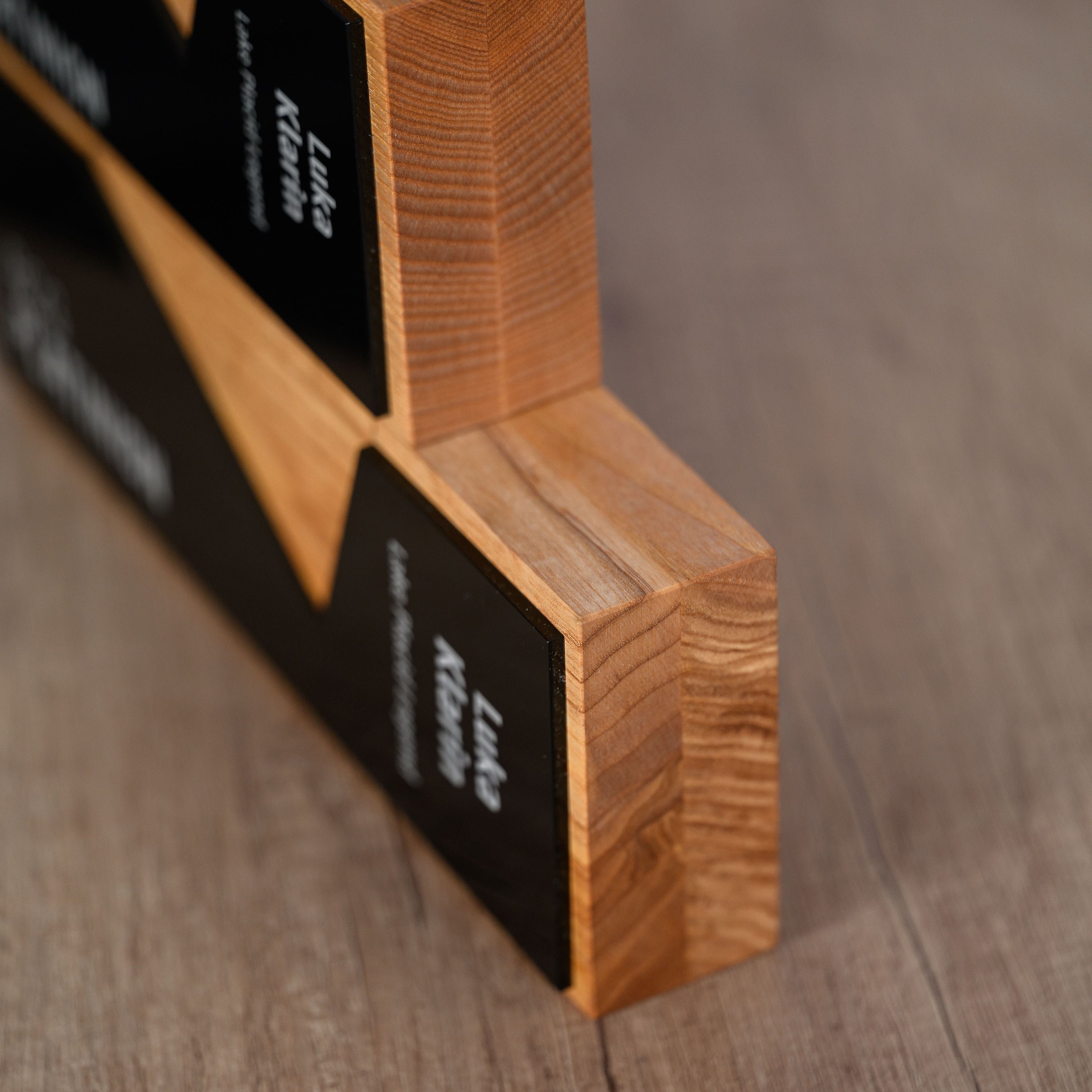 Engraved Wooden and Acrylic Award, Custom Recognition Plaque ...