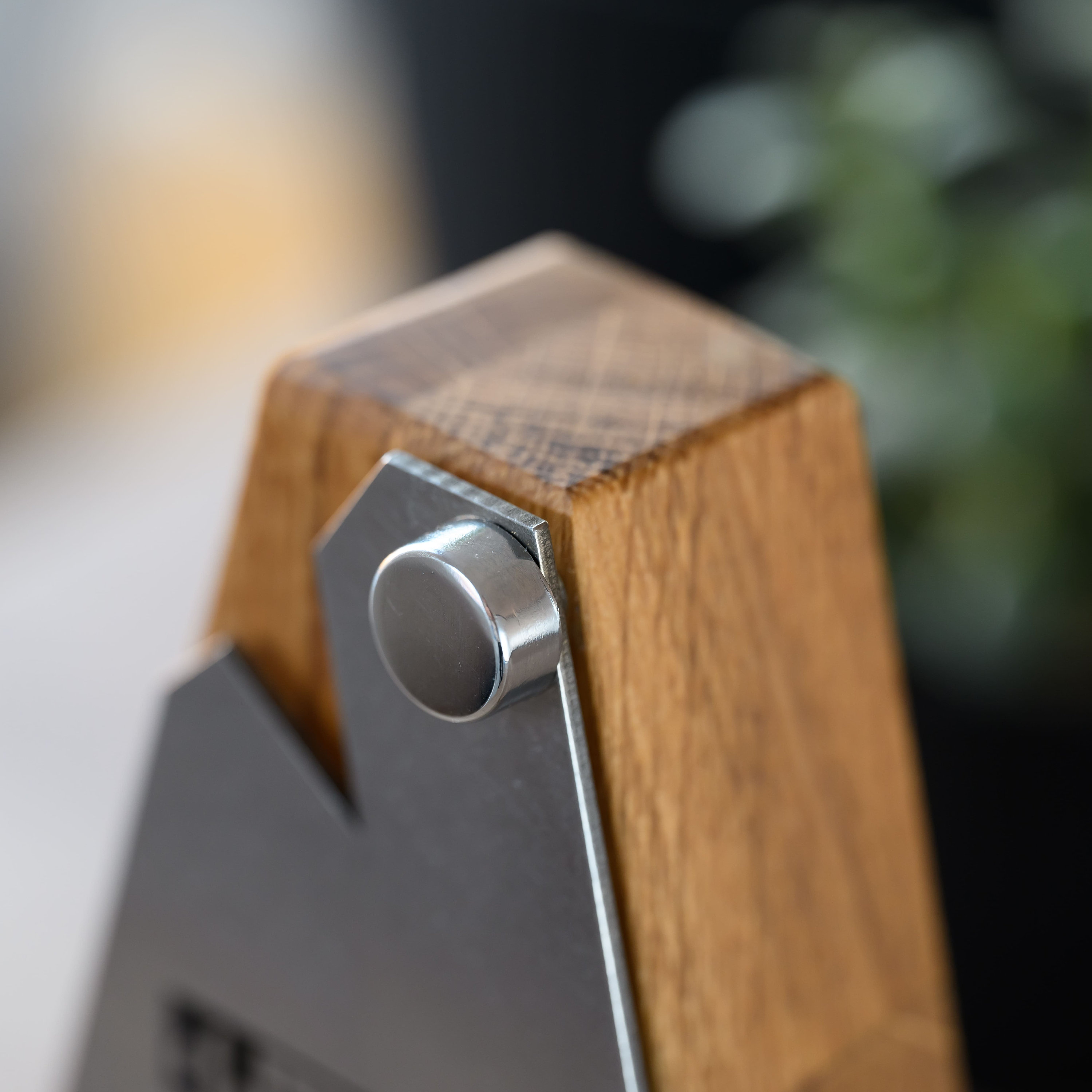 Personalized Wooden Trophy With Metal, Modern Custom Recognition Award ...