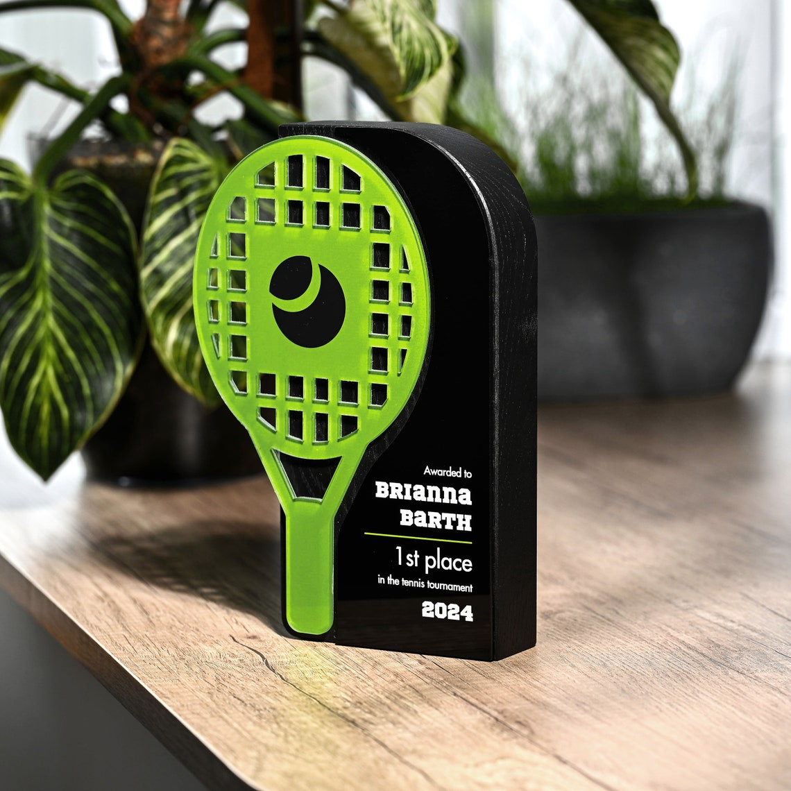 Personalized Tennis Award Trophy Plaque Tennis Team Awards, Tennis End ...