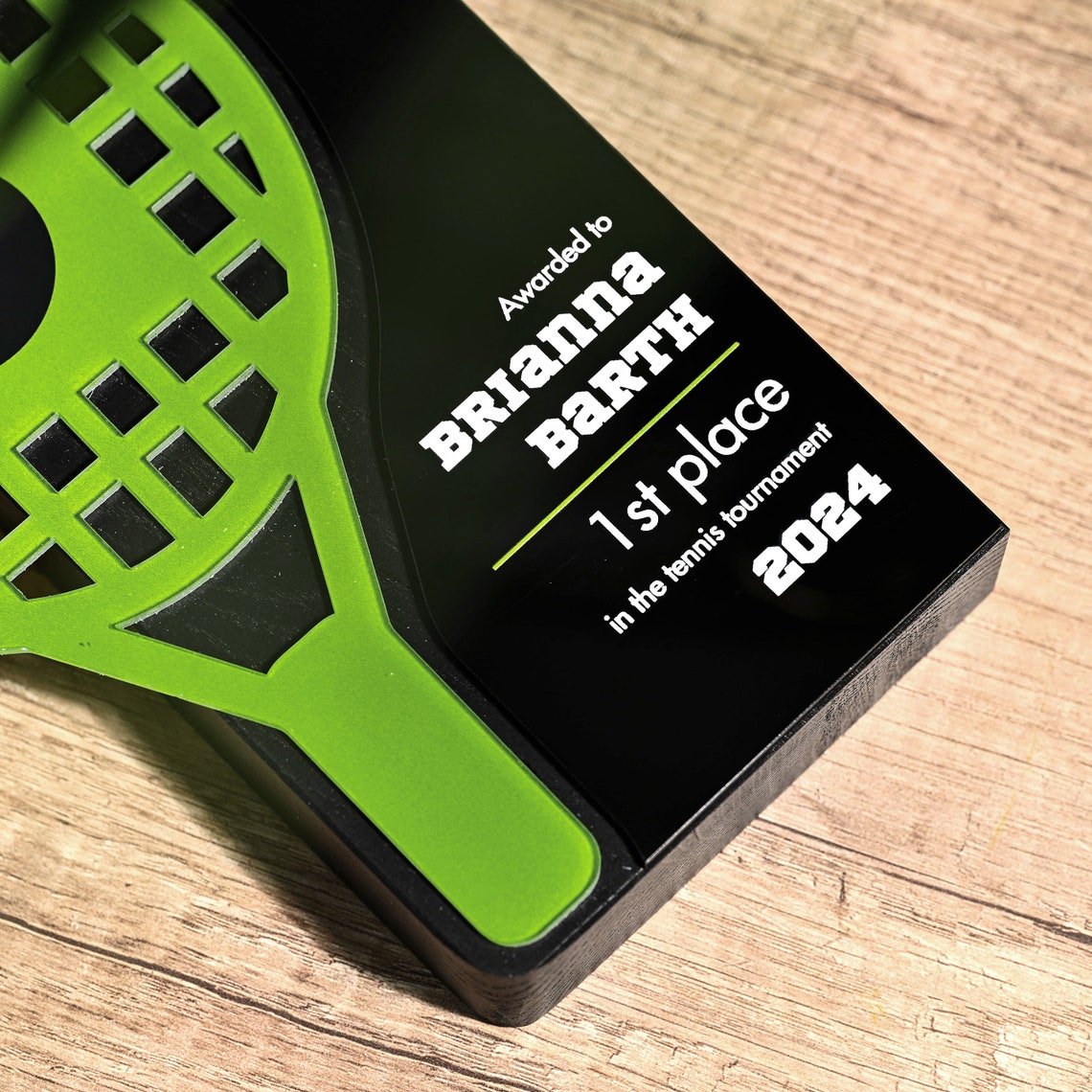 Personalized Tennis Award Trophy Plaque Tennis Team Awards, Tennis End ...