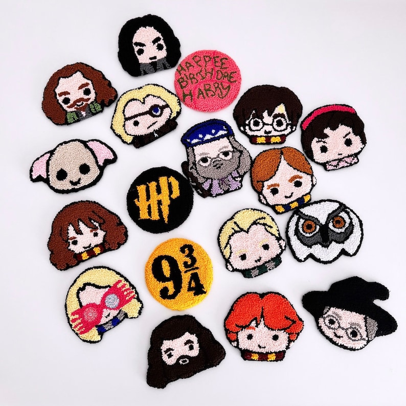 Harry Potter Punch Needle Coasters, Punch Needle Mug Rugs, Gift ...