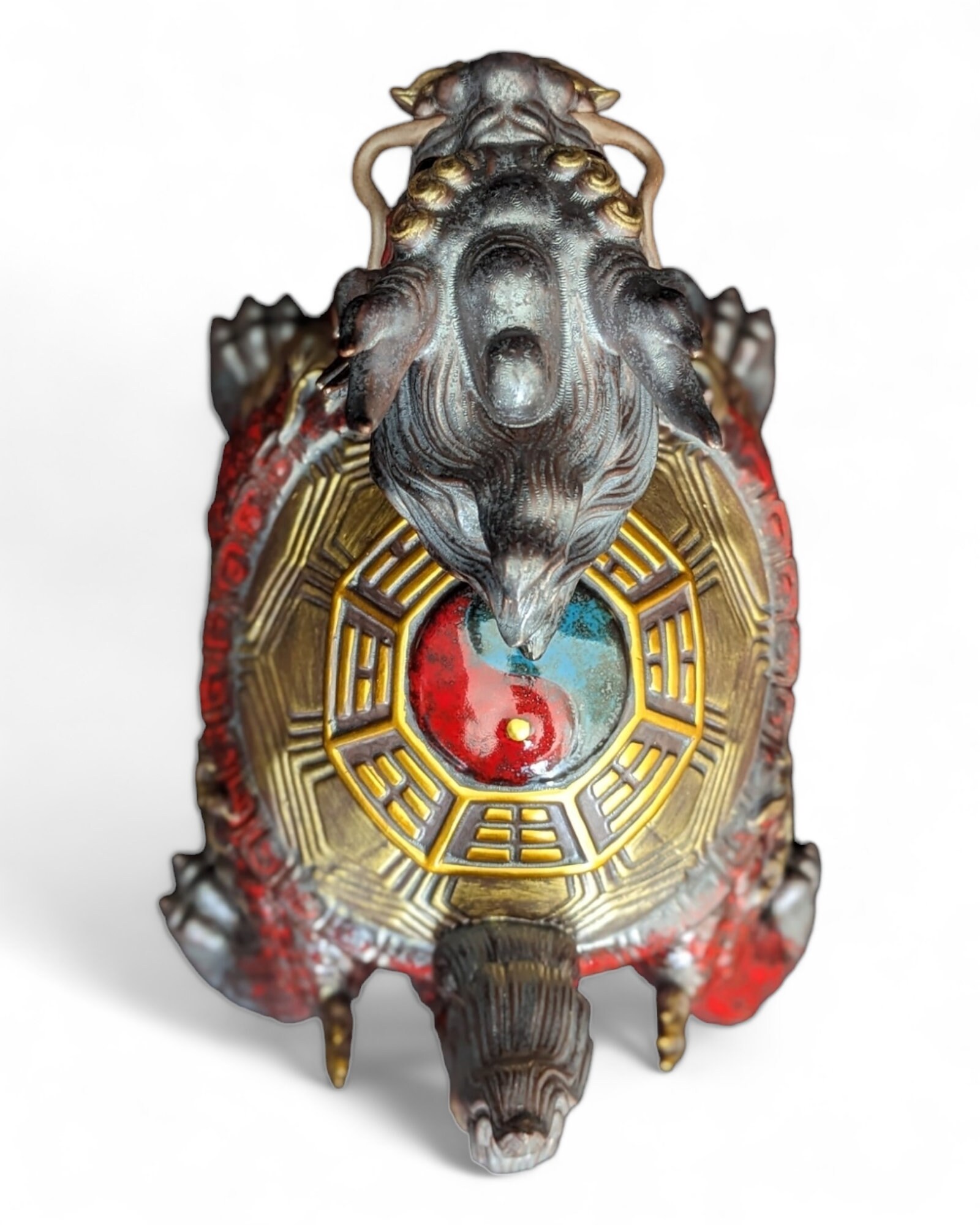 Modern Dynasty Dragon Turtle Statue Ceramic | New Design 2025 | Home ...