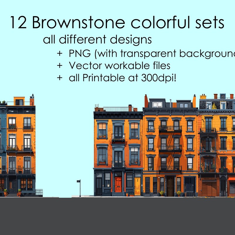 Brownstone Art - Etsy