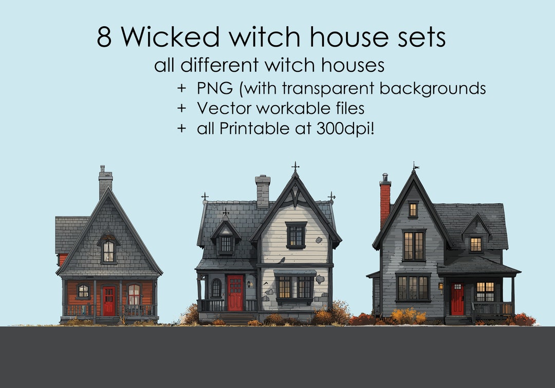 Wicked Witch House, Witch Art, 2D Buildings, Halloween, Witch House ...