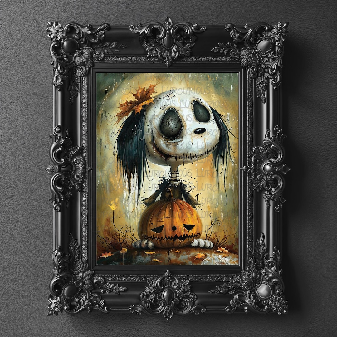 Zombie Snoopy Halloween Art Print, Rustic Halloween Decor (digital ...
