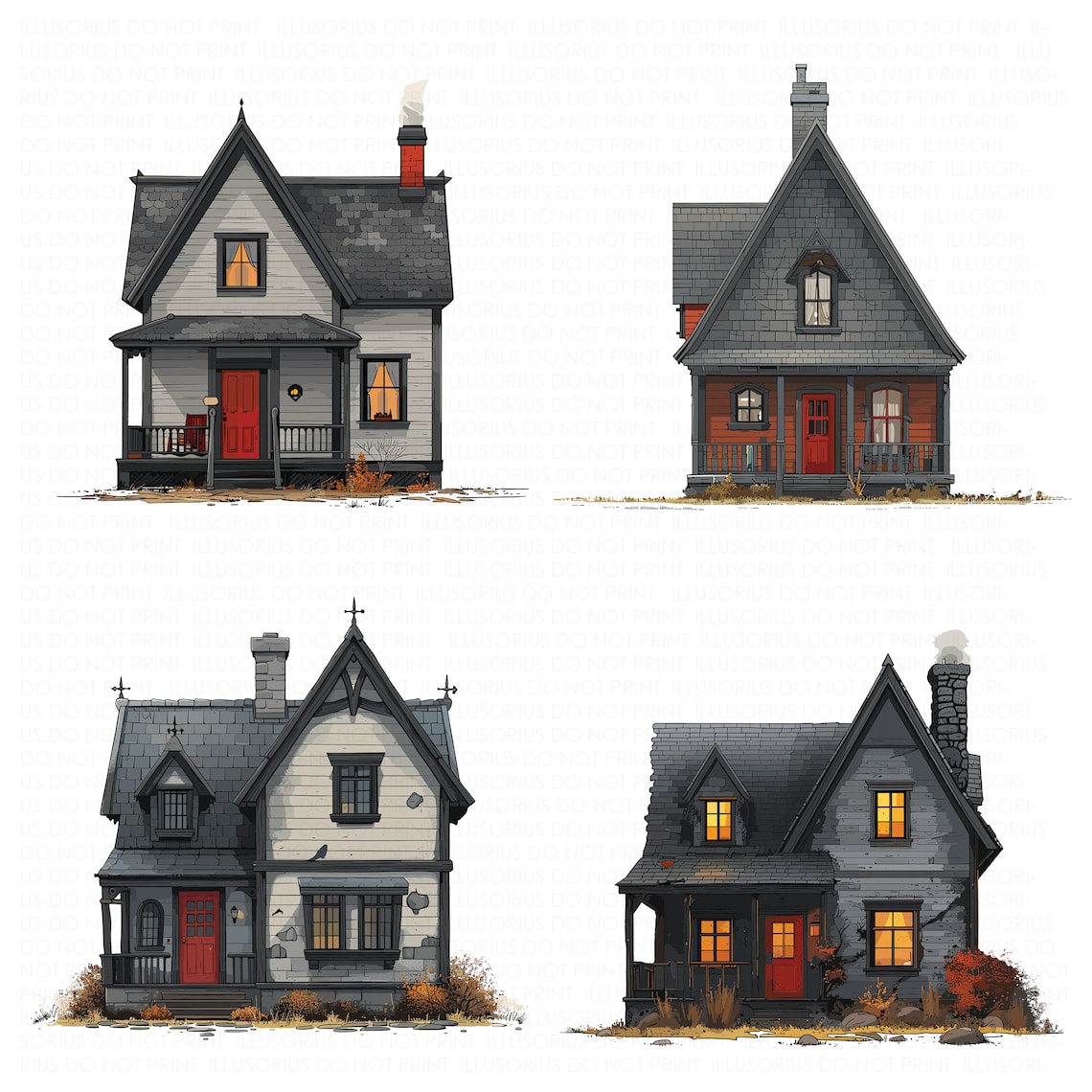 Wicked Witch House, Witch Art, 2D Buildings, Halloween, Witch House ...