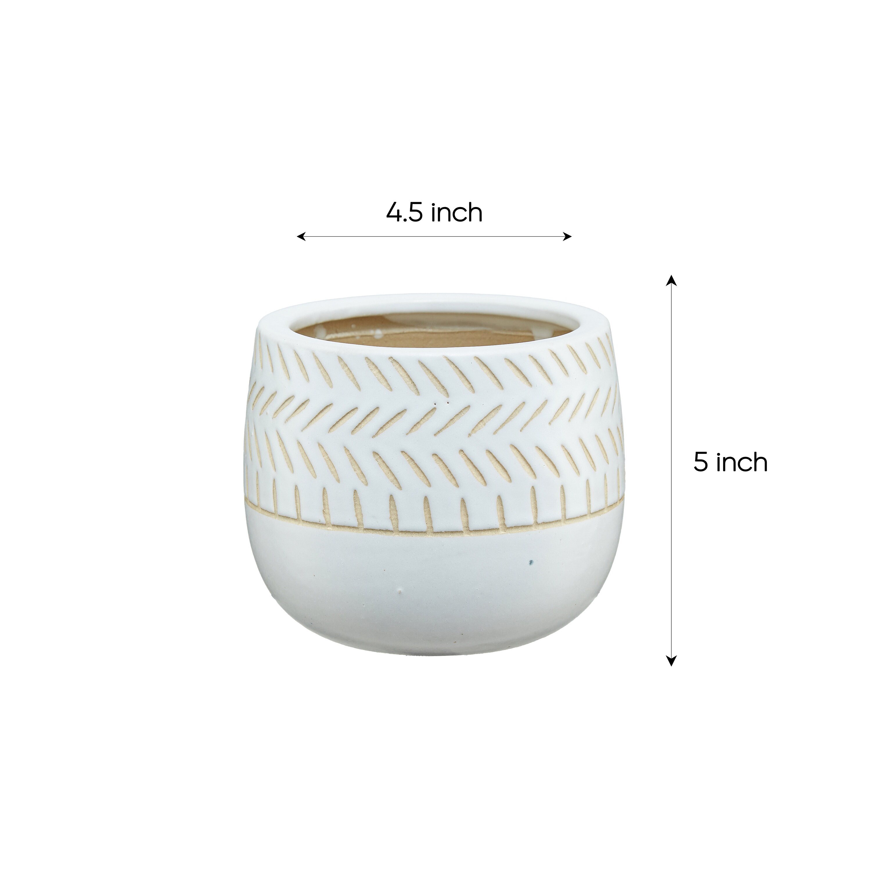 Vitruvian Indoor Ceramic Planter Small Ceramic Planter, Handmade ...