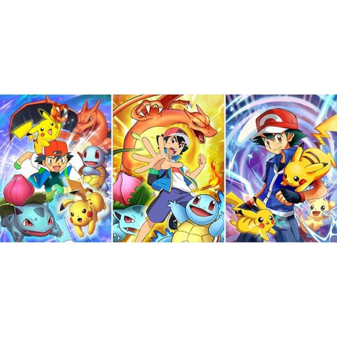 3D Triple Transition Pokemon Lenticular Poster - Etsy