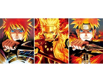 3D Triple Transition Anime Lenticular Poster, Holographic Print, Wall ...