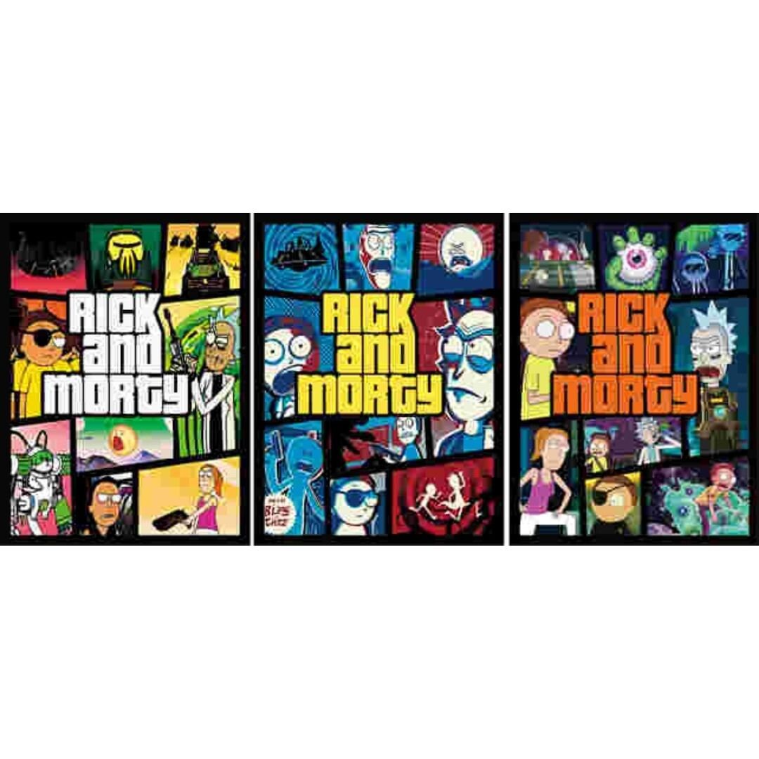 3D Triple Transition Comic Lenticular Poster, Holographic Print, Wall ...