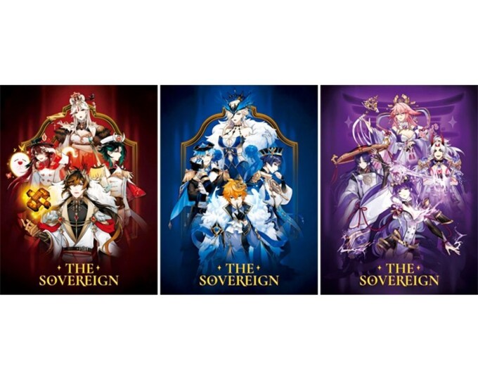 3D Triple Transition Anime Lenticular Poster, Holographic Print, Wall ...