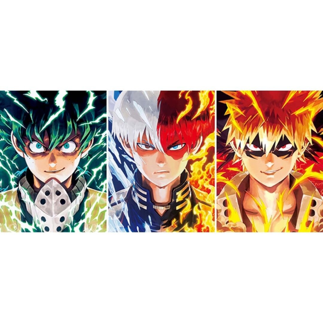 3D Triple Transition My Hero Academia Lenticular Poster - Etsy